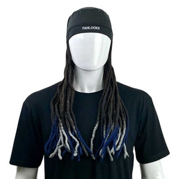 FANLOCKS | Accessories | Fanlocks Dreadlock Cap Navy Blue Silver End ...
